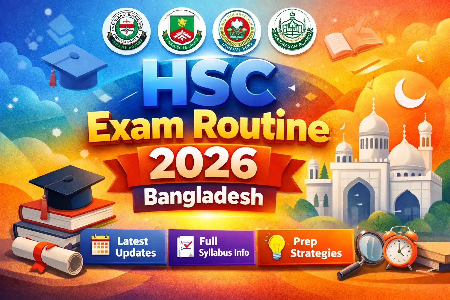 HSC Exam Routine 2026 Bangladesh | Official Schedule Published